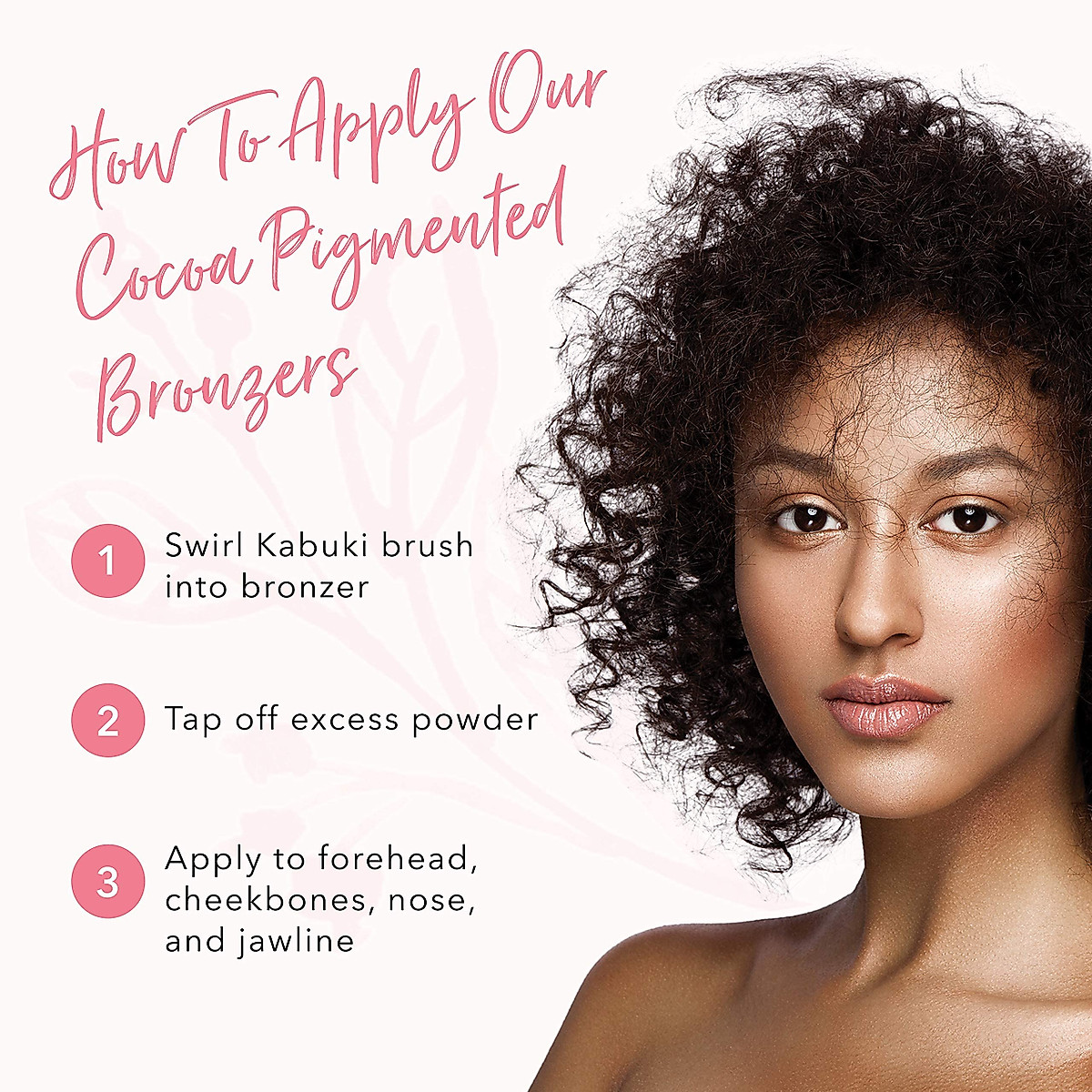 100% PURE Cocoa Pigmented Bronzer, Cocoa Kissed, Bronzer Powder for Face, Contour Makeup, Soft Shimmer, Sun Kissed Glow (Medium Brown w/Neutral Undertones) - 0.32 Oz