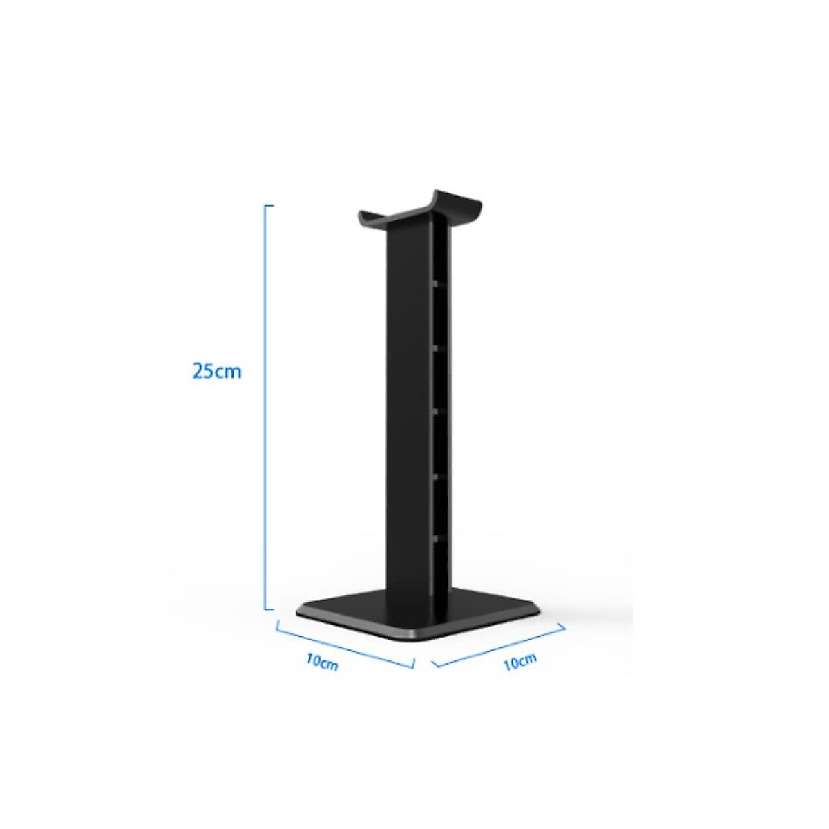 Headset Stand ABS/Aluminum Alloy Headphone Stand Headphones Holder Stand Stable Bracket Silicone Pad for Wired Wireless Headsets Headphone Stand (Color : A-White)