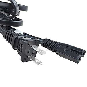 SLLEA AC in Power Cord Cable Outlet Plug for DYNEX DX-22LD150A11 LCD TV DVD Combo Television (Note: NOT fit DX-22L150A11)