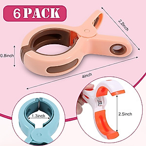 6 PCS Towel Clips for Sun Loungers Beach Towel Clips, Beach Towel Clips for Sun Loungers for Sunbeds Laundry Pool Chairs, Towel Pegs for Sun Lounger Sunbed Towel Clips Beach Towel Pegs