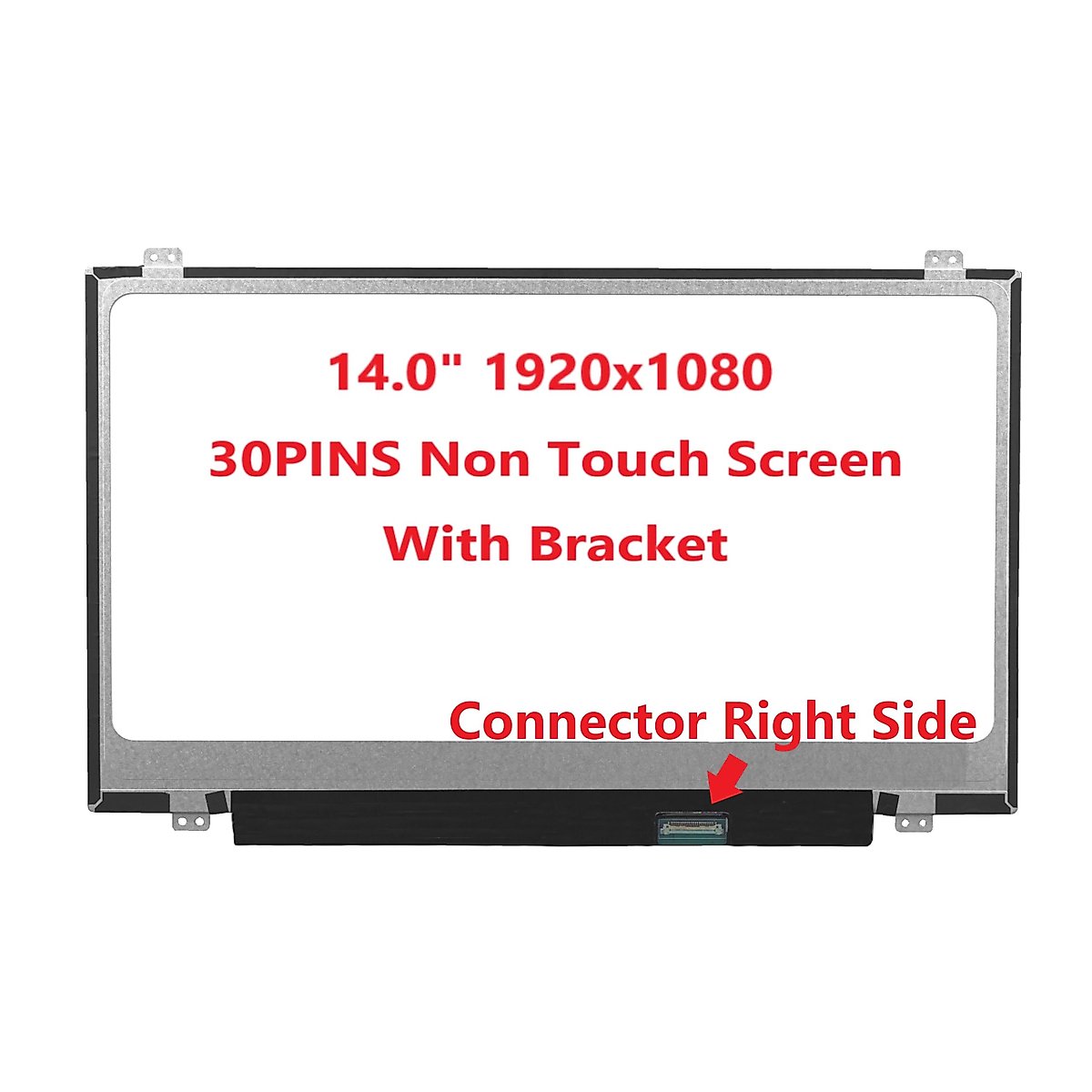 Fullcom Tech FULCOM New 14 inch Screen Compatible with N140HGE-EAA, N140HGE-EA1, NT140FHM-N41, B140HTN01.2 Replacement Screens Also fit Elitebook Folio 1040 G3