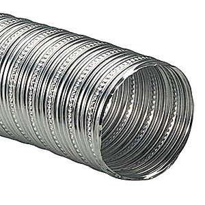 Simpson Dura Vent 2" X 10' Outside Air Kit Aluminum Flex Pipe Kit for Pellet Stove Fresh Air Intake