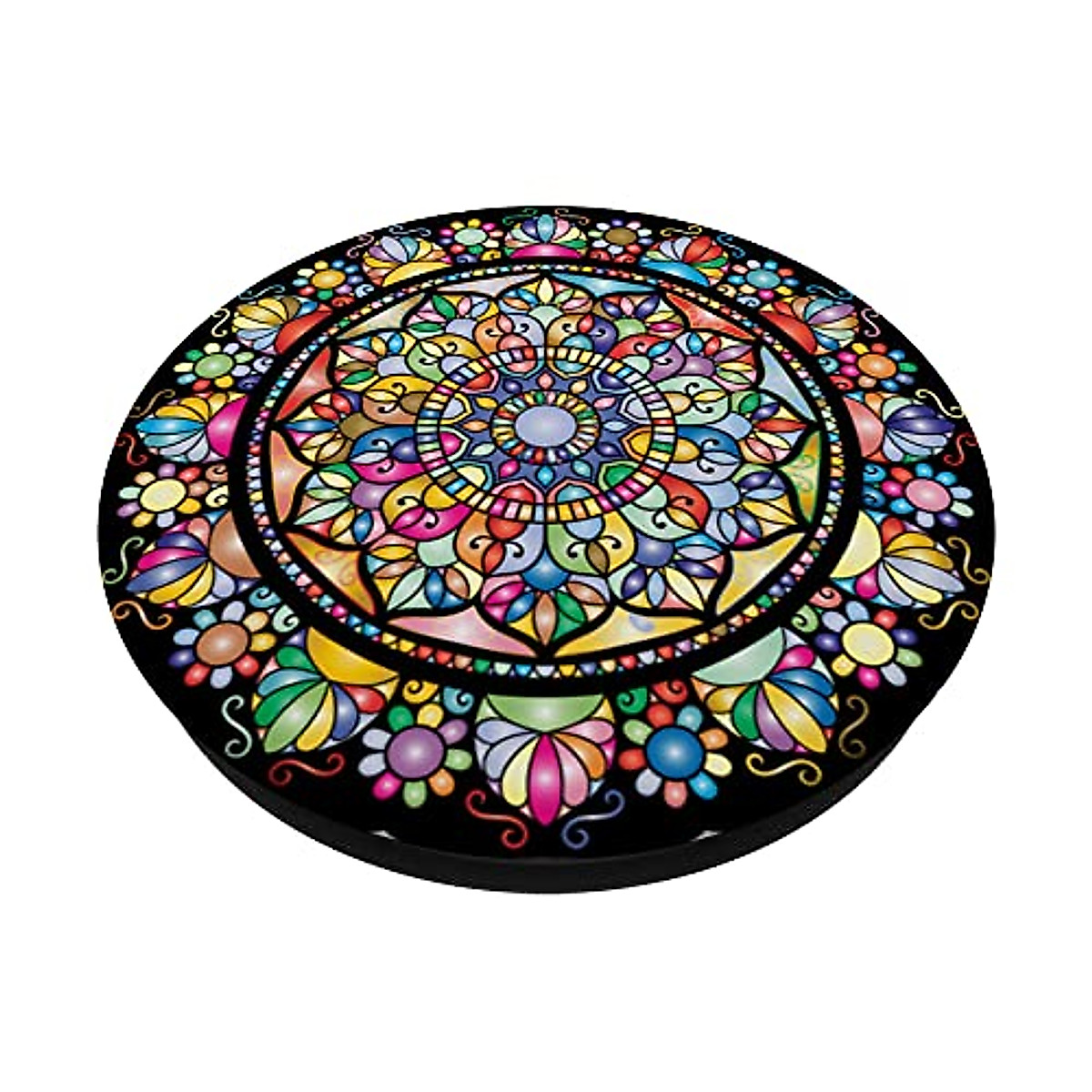Beautiful Colorful Mandala Design PopSockets Swappable PopGrip