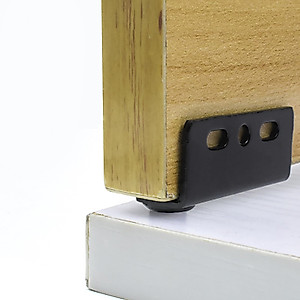 Door Pivot Hinges Heavy Duty Concealed Hinges with Bushing for Wood Doors, Drawers, Furniture Cabinets, Wardrobe, Showcase (Black)