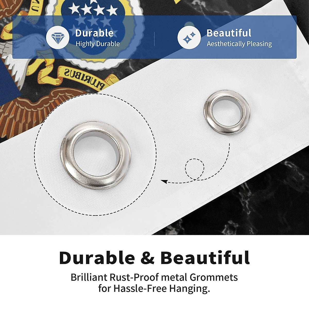 US Army Retired Premium 2x3FT Flag - Durable and Vibrant Design for Indoor/Outdoor Use