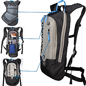 Arvano Bike Backpack Small Mountain Biking Backpack Lightweight 6l Daypack - MTB Cycling,Hiking,Skiing,Snow Bicycle,Snowboard