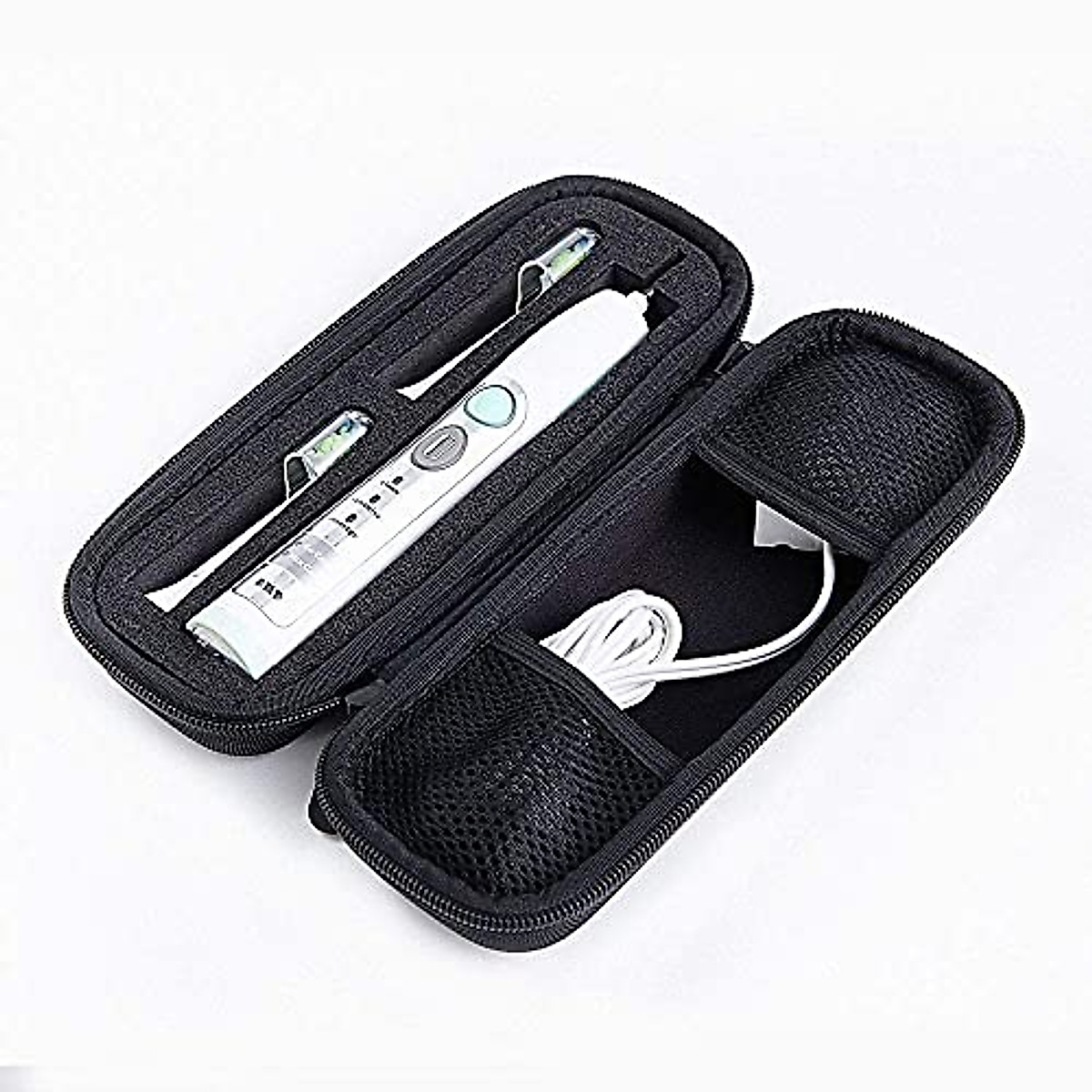 Case Compatible with Philips Sonicare 4100 5100 6100 6500 9300 9500 9700 9750 Rechargeable Electric Toothbrush.Electric Toothbrush Travel Case Carrying Case with Mesh Pocket for Accessories Charger.
