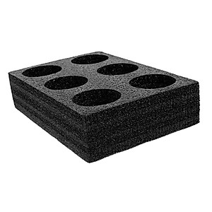 2pcs Milk Tea Cup Holder 6 Cup Foam Holder Takeout Packing Holders Refreshment Tray Pearl Wool Coffee Tray Couch Drink Holder Portable Drink Pearl Cotton Bottle Water Cup re-usable