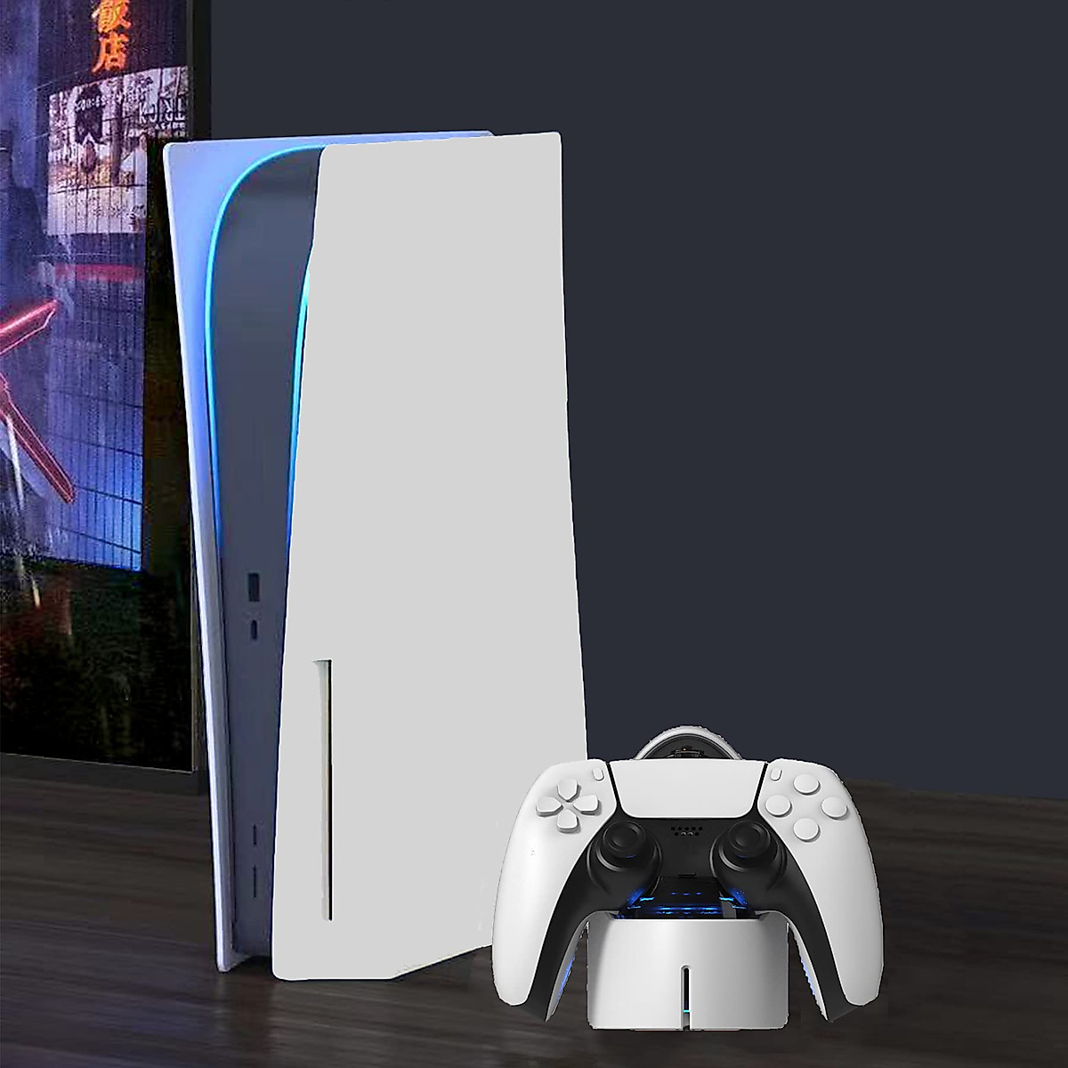 PS5 Charging Station,Dual Charging Dock for Play Station 5 Dualsense Game Controller Support Fast Charging