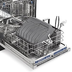 Calphalon 1948255 Signature Hard Anodized Nonstick Roaster Pan with Rack, 16", Black