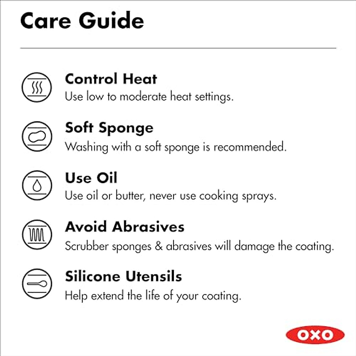 OXO Agility Series 5QT Saute Pan with Lid, Ceramic Nonstick Cookware PFAS-Free, Induction Suitable, Quick Even Heating, Stainless Steel Handles, Chip-Free Rims, Dishwasher and Oven Safe, Black
