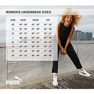 PUMA Women's Seamless Sports Bra, Black/Grey, Large