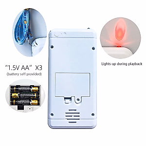 JSXuan Arabic Quran Phone - Portable, Baby & Kid Learning Tablet - Blue Color