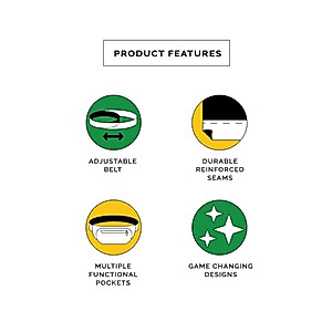 Tipsy Elves Retro DARE Fanny Pack (One Size, Multicolor)