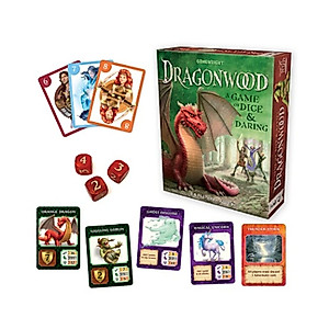Gamewright Dragonwood A Game of Dice & Daring Board Game Multi-colored, 5"