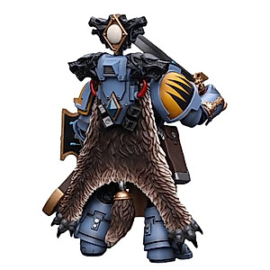 HiPlay JoyToy Warhammer 40K Collectible Figure: Primaris Space Marines Space Wolves Bladeguard Veteran 1:18 Scale Action Figures JT2795 (Space Wolves JT2795)