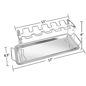 onlyfire Chicken Leg Rack for Grill with Drip Tray, 12 Slots Chicken Wing Rack - Premium Stainless Steel Chicken Drumstick Rack for Smoker - Chicken Drumstick Holder for Grill Accessories
