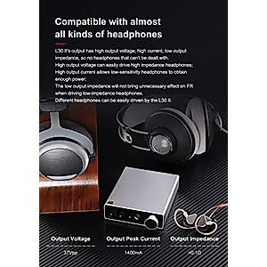 Topping L30 II NFCA Headphone Amplifier Hi-Res Audio 560mW×2 L30II AMP (Silver)