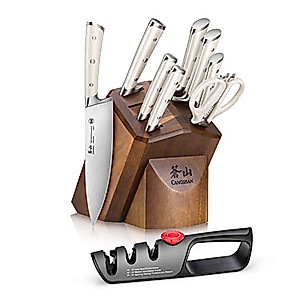Cangshan H1 Series 1026153 German Steel Forged 10-Piece Knife Block Set
