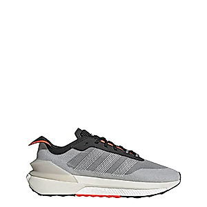 adidas Unisex Avery Running Shoe, Black/Black/Solar Red, 8.5 US Men