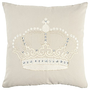 Rizzy Home T11064 Decorative Pillow, 20"X20", Light Blue