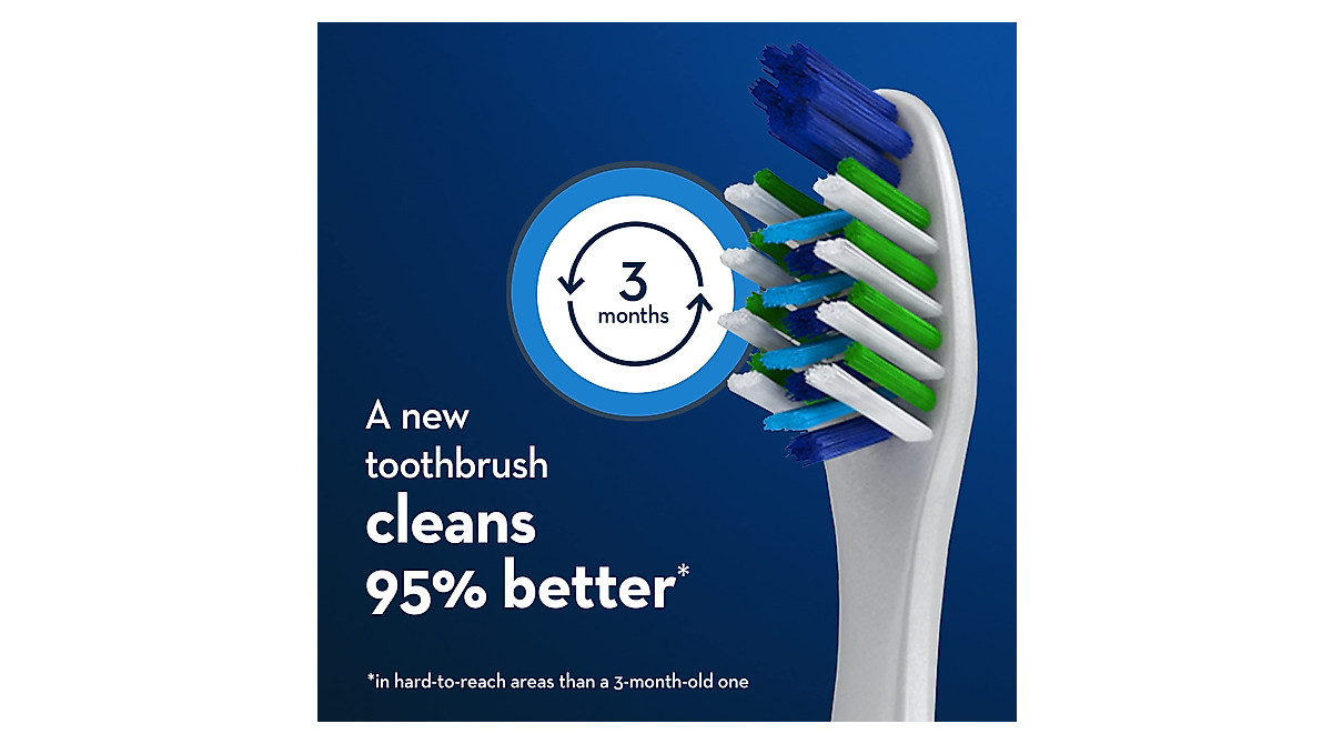 Oral-B CrossAction Max Clean Toothbrush - 4 Count