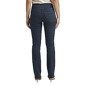 JAG Jeans Women's Petite Paley Mid Rise Bootcut Pull-on Jeans, After Midnight EDB422, 12 Petite
