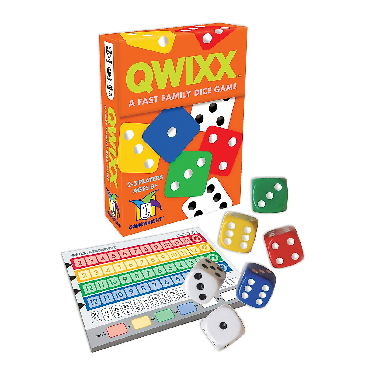 Qwixx with 600 Replacement Score Pads