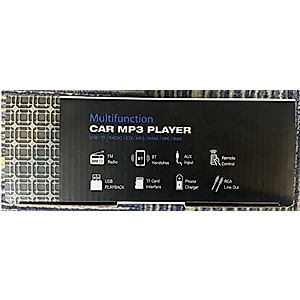 Car Radio Bluetooth Single DIN Car Stereo Audio, MP3 Player Car Stereo 1 DIN with Bluetooth Handsfree/ FM/ Dual USB/ TF/ AUX/ EQ/ Quick Charge, with Wireless Remote Control