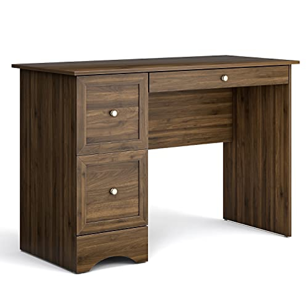 Compact Vintage Computer Desk with Ample Storage