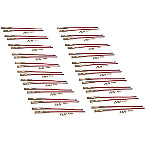 The ROP Shop | Pack of 20 - Set of 27-inch Red, Universal Plow Blade Guide for Western 62265
