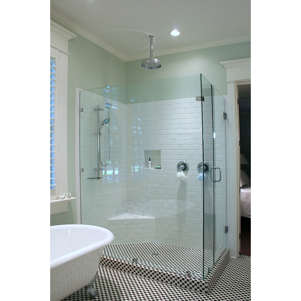 EZ-NICHES - USA - Ready for Tile Niche Preformed Bathroom Recess It Shower Shampoo Shelf (14" X 14")