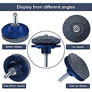 S SATC 6 Pack Lawn Mower Blade Sharpener Universal Multi-Sharp Lawn Too for Any Power Drill or Hand Drill Sharpening Stone Mower Tools