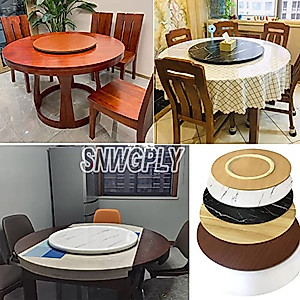 Wood Dining Table Turntable - Tabletop Serving Tray Round, Easy To Share Food, Smooth Surface, No Deformation And No Cracking, Multiple Colour, 360° Flexible Rotation, Lazy Susan Turntable