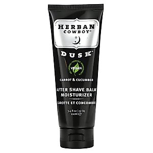 Herban Cowboy Dusk Soothing After Shave Balm Moisturizer, 3.4 Fluid Ounce