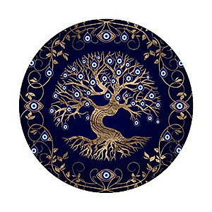 Tree of Life Evil Eye Ornament PopSockets PopGrip: Swappable Grip for Phones & Tablets