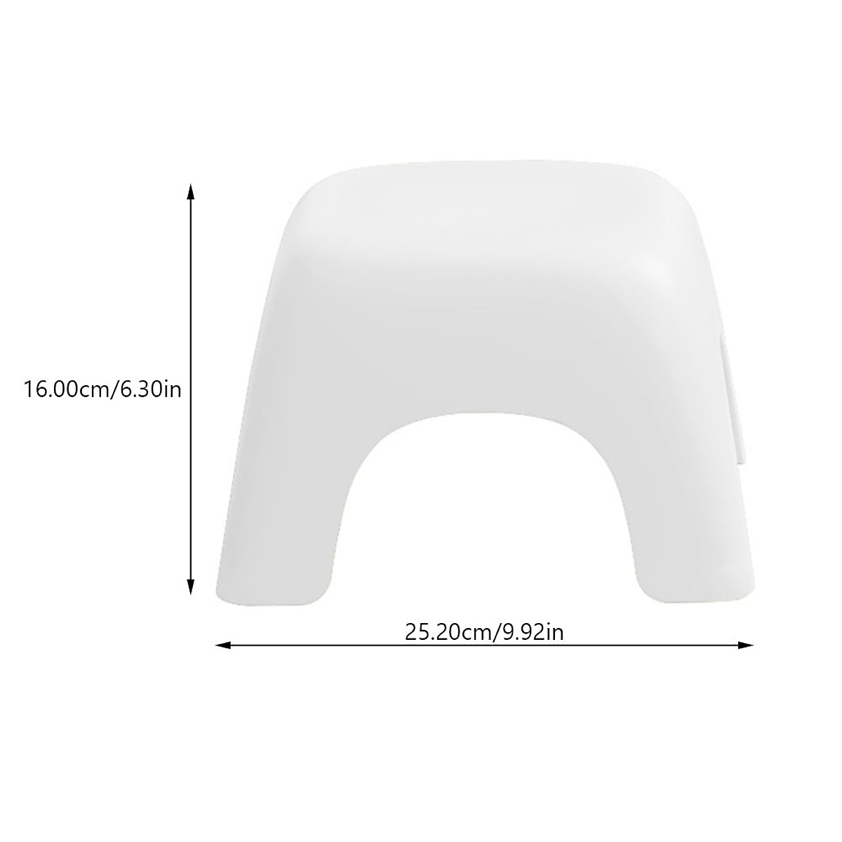 PRETYZOOM Step Stool for Kids, Plastic Skid-Resistant Foot Stool, Single Stool for Toddler Toilet Potty Training