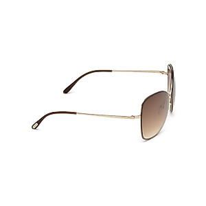 Tom Ford Butterfly Sunglasses TF250 Colette 28F Rose Gold FT0250