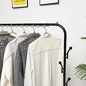 Kabudar Non-Slip Hanger Metal Hangers Wire Shirt Hangers Chrome and Black Friction, 40 Pack Space Saving Clothes Hanger with Rubber Coating 16.5 Inches