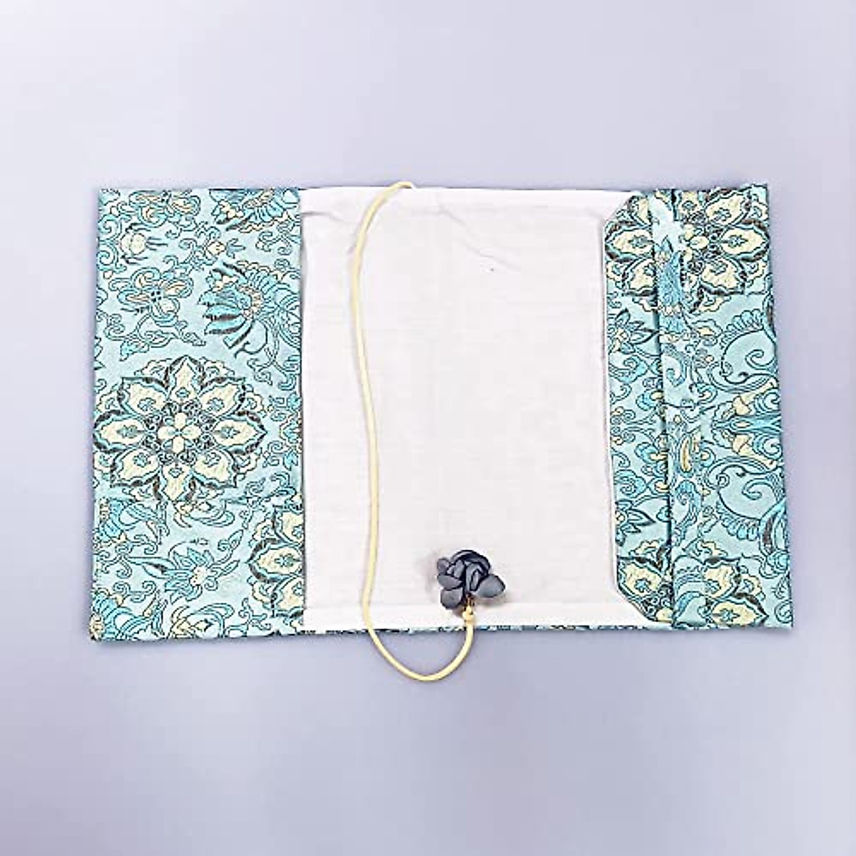 PUPUZAO Book Sleeve Cover ( Mysterious Totem )| Hard Books Cover A5(8-1/4''x 5-13/16'') for Paperback,Washable Fabric,Fits Thickness Adjustable