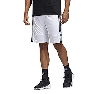 adidas Men's 3g Speed X Shorts, White/Black/Black, X-Large