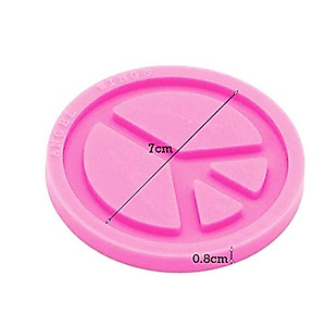 Shiny Peace Sign (NO HOLE) Silicone Mold, Peace Silicone Mold, Peace Fondant Mold,Peace Shape Silicone Mold,Peace Mold,Peace Resin Mold, Peace Mould, Peace Chocolate Mold, Peace Cake Mold,No Hole