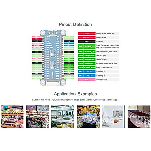 7.5inch E-Paper Display Module for Raspberry Pi Pico, 800×480 Pixels Black/White Two-Color E-Ink SPI Interface, Wide Viewing Angle, Paper-Like Effect Without Electricity