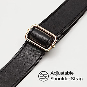 Ella James Insulated Faux Leather Lunch Bag Women Stylish Vegan Lunch Tote, Soft Cooler Bag, Cute Adult Lunchbox for Women, Elegant Fashionable Designer Lunch Bags for Women for Work