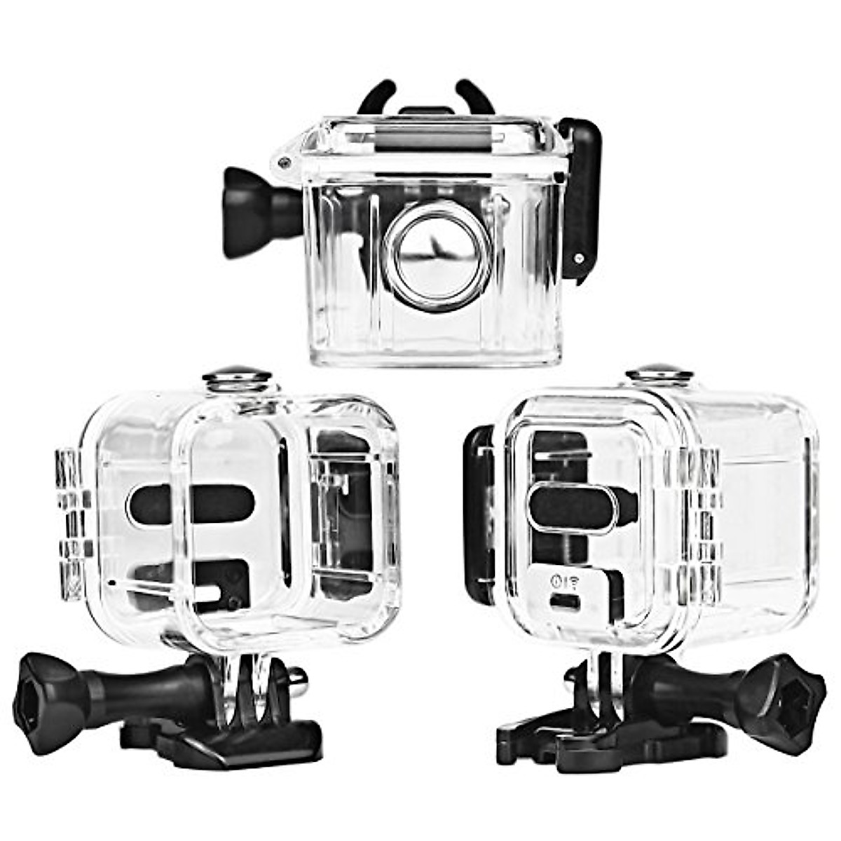 FitStill 60M Dive Housing Case for GoPro Hero 5 Session Waterproof Diving Protective Shell with Bracket Accessories for Go Pro Hero5 Session & Hero Session
