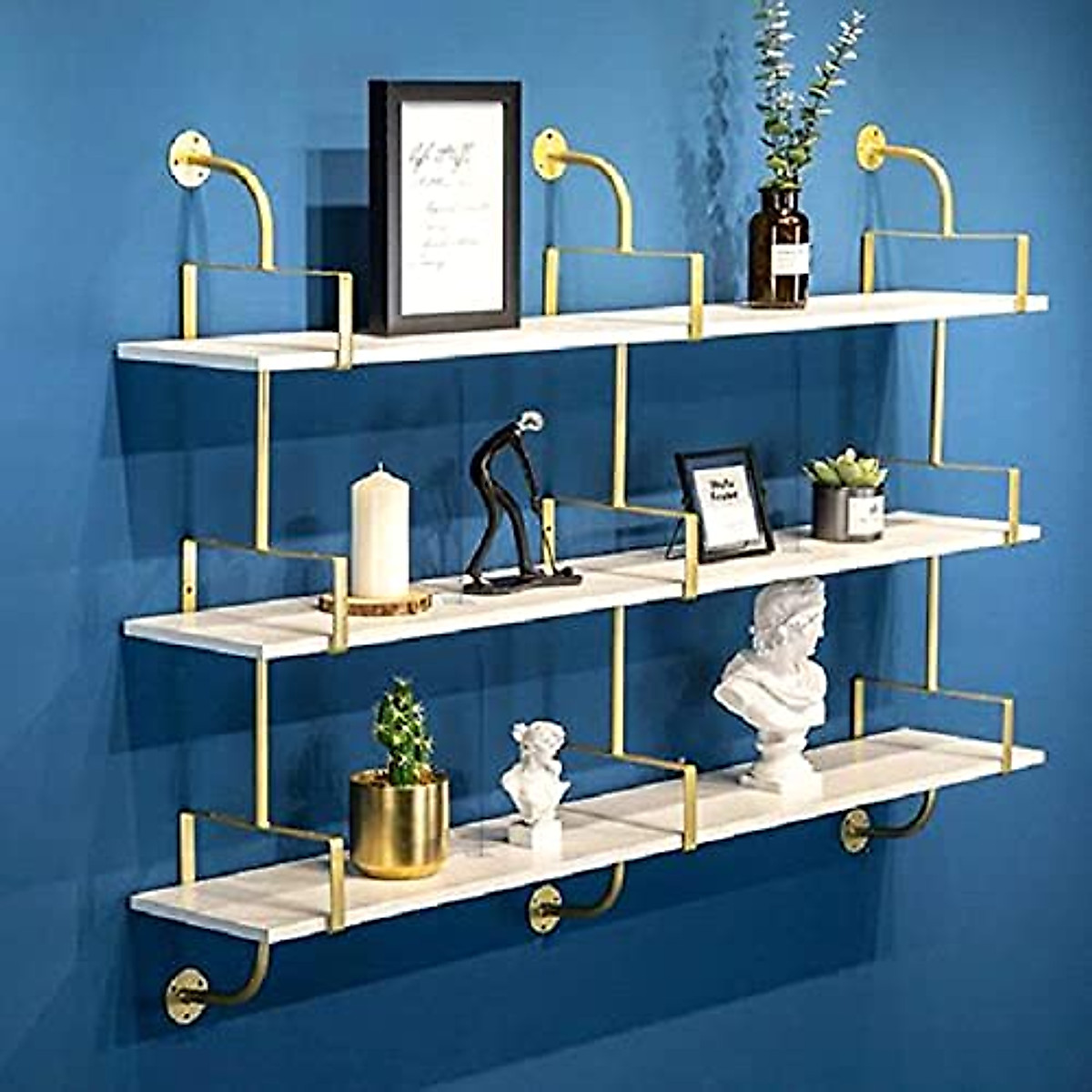 4Pcs Clear Acrylic Shelf Dividers, Adjustable Closet Organizer Fit for Any Thickness of Shelves, Great for Bedroom, Kitchen, Office, Bathroom, 11.8''x11''