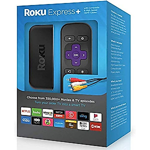 Roku Express+ | HD Streaming Media Player, Includes HDMI and Composite Cable