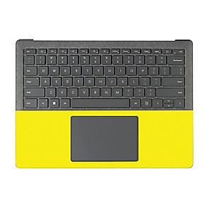 MightySkins Skin Compatible with Microsoft Surface Laptop 5 13.5” Full Wrap Kit - Solid Yellow | Protective, Durable, and Unique Vinyl Decal wrap Cover | Easy to Apply | Made in The USA