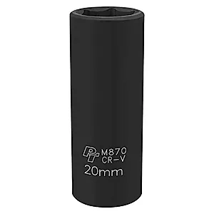 Performance Tool M870 1/2 Drive 6pt Impact Socket, 20mm