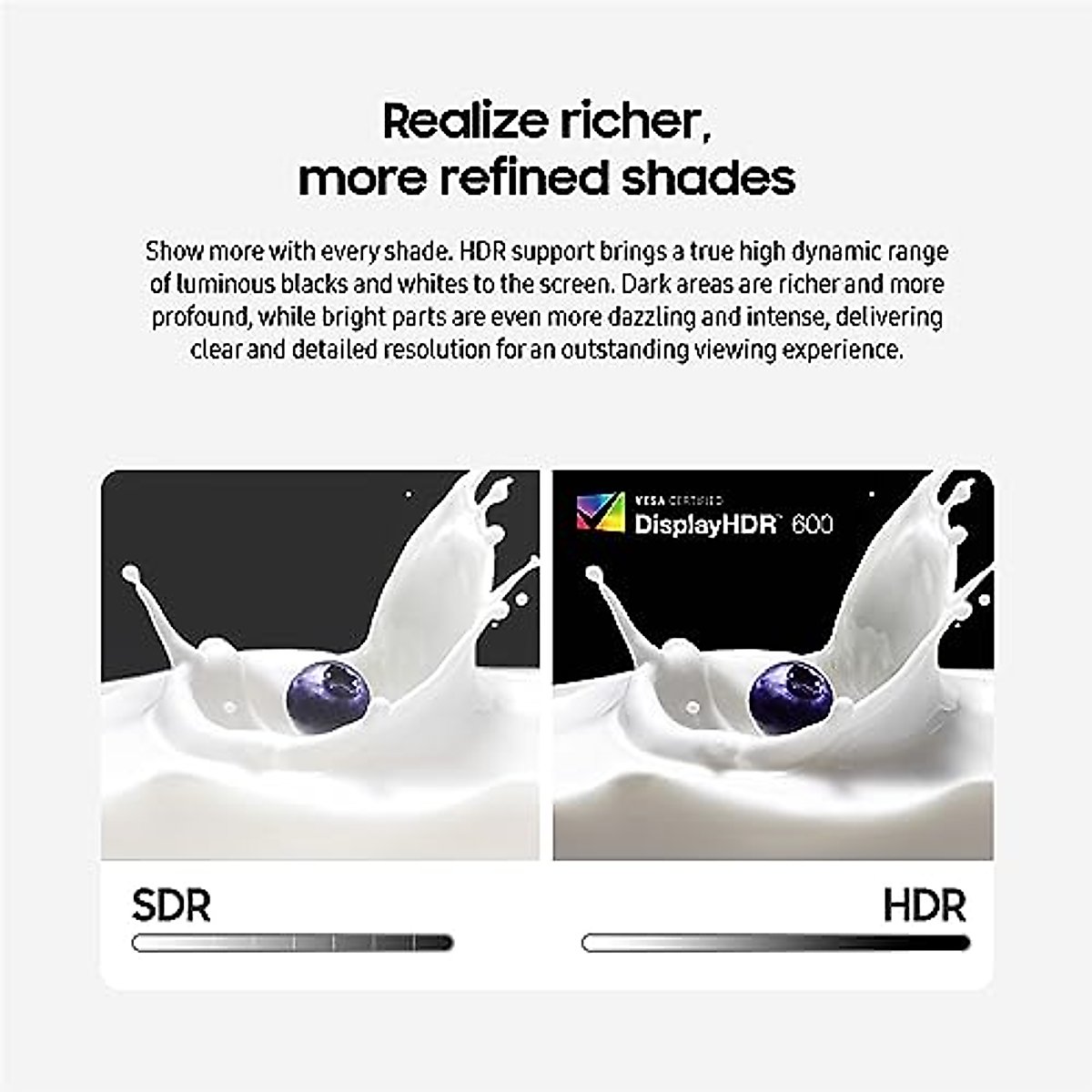 SAMSUNG 32-Inch ViewFinity S80PB Series UHD Monitor, DCI-P3 98%, VESA DisplayHDR 600, IPS Panel, Matte Display, USB-C, PIP/PBP, Intelligent Eye Care, LS32B806PXNXGO, 2023,Black